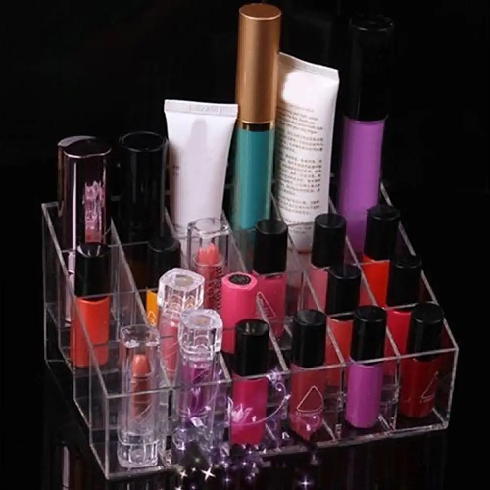 Lipstick Stand Holder Cosmetic | Stand Cosmetics Organizers - 24 Grid ...