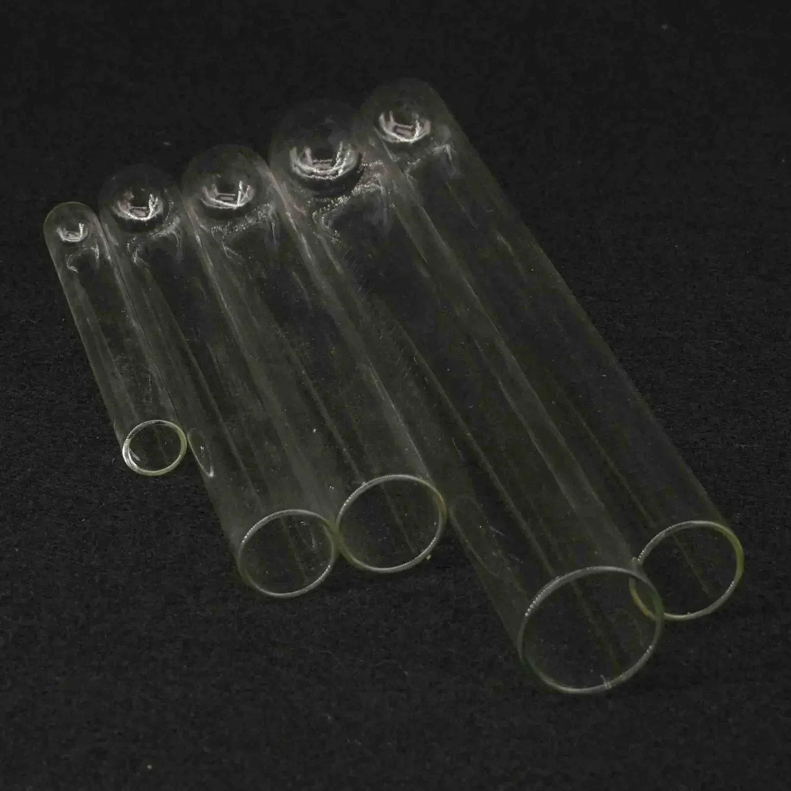 5pcs 10mm-18mm Diameter 75-180mm Length Lab Glassware Clear Test Tube ...