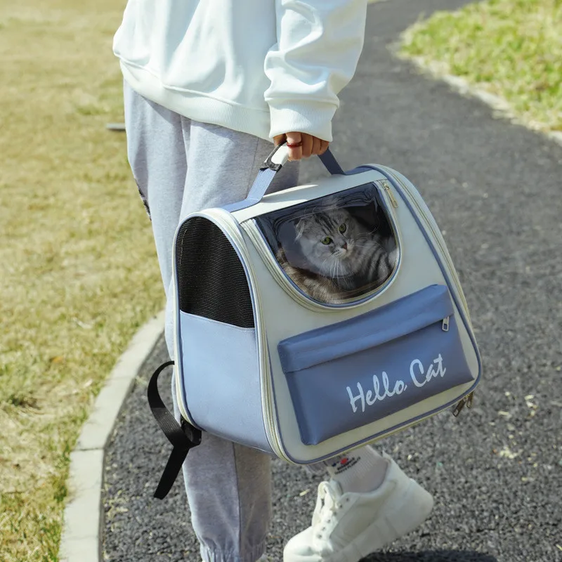 Pet-Cat-Carrier-Bag-Breathable-Portable-Cat-Backpack-Outdoor-Travel ...