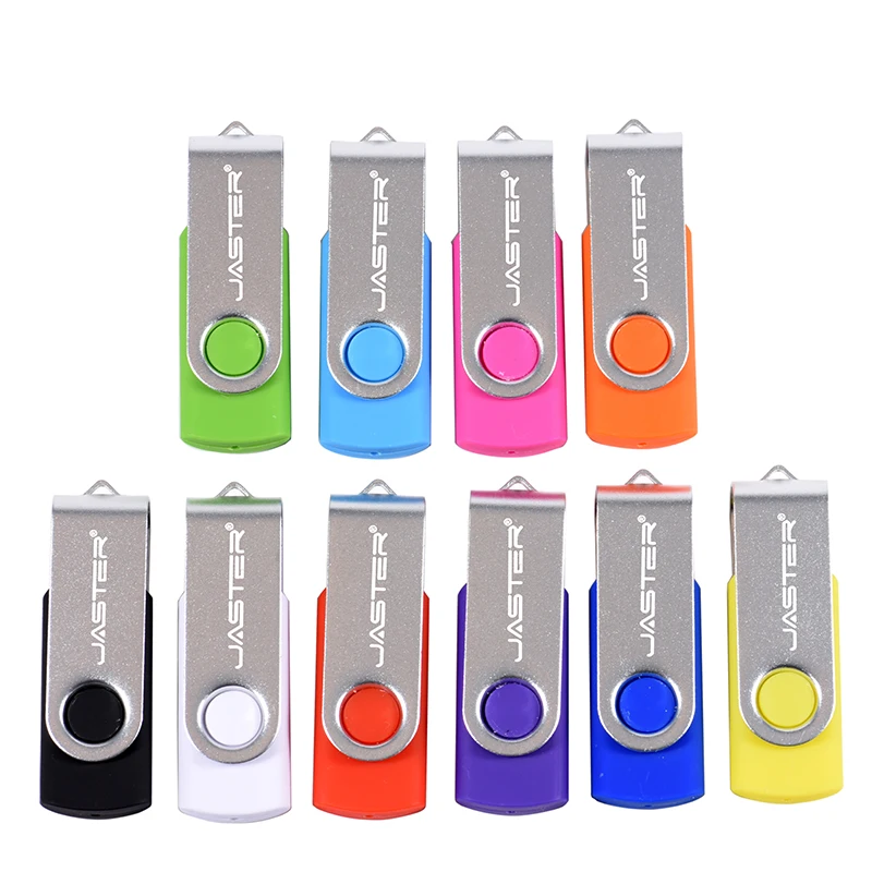 JASTER-Unidad-Flash-USB-2-0-giratoria-de-colores-memoria-extra-ble-de ...