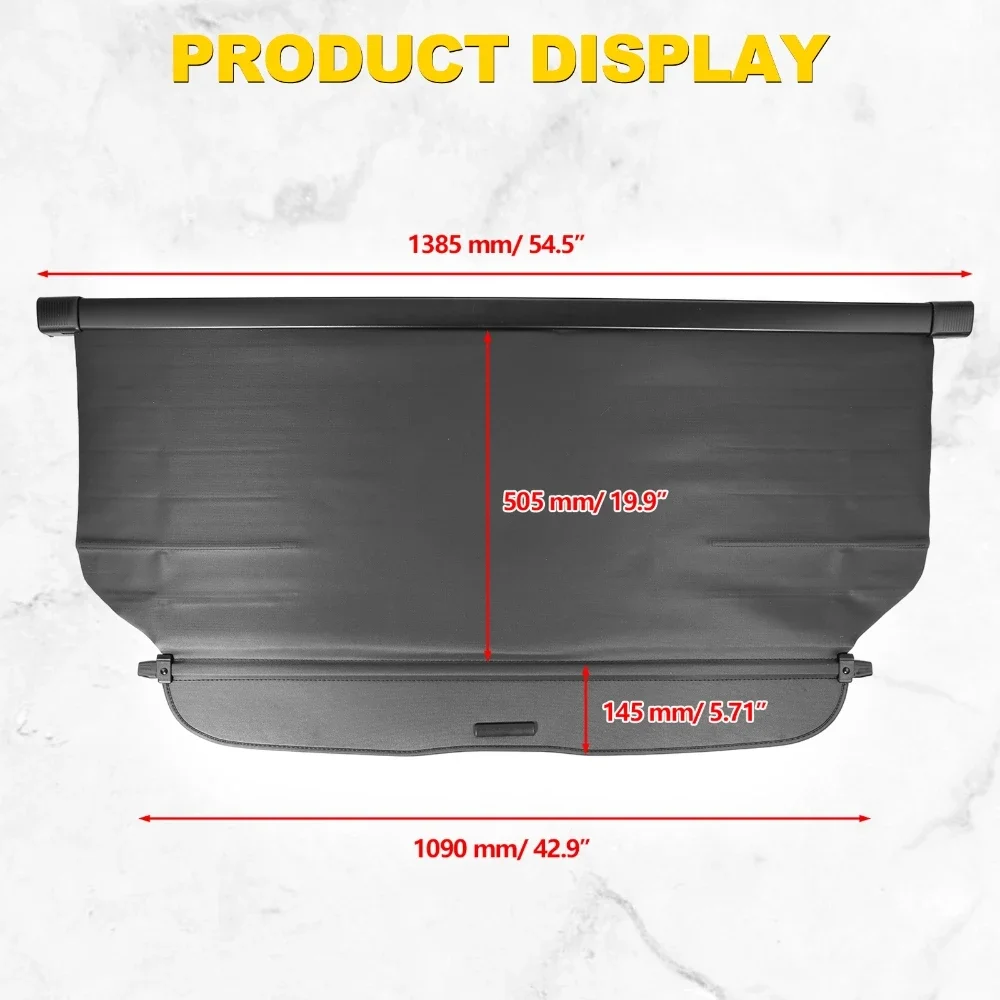 Rear Cargo Trunk Privacy Screen for Honda CRV 2007-2022 Retractable ...