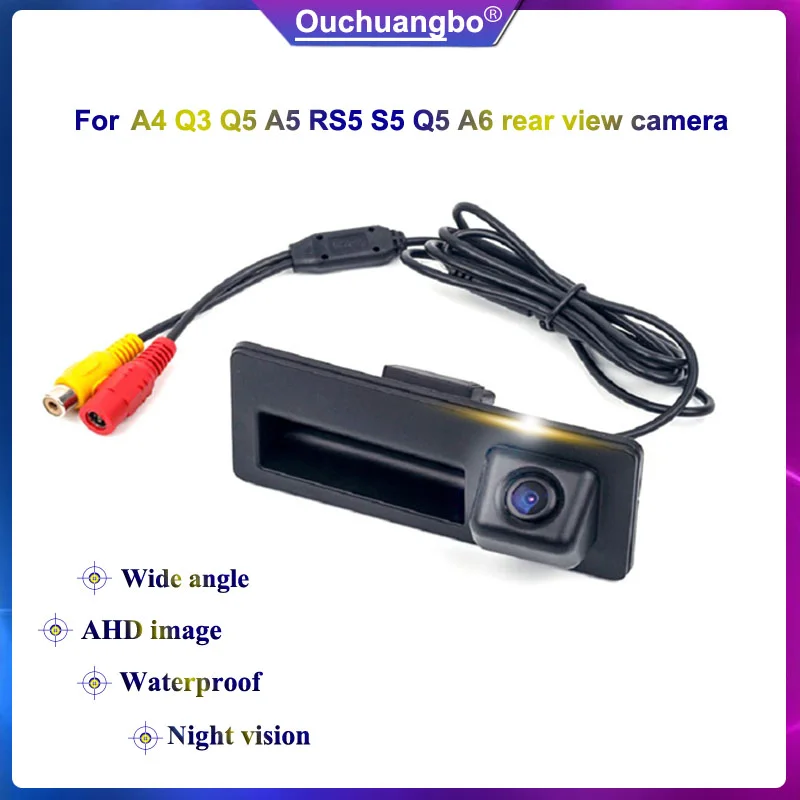 Ouchuangbo Handle reverse camera for A6 A4 Q3 Q5 A5 RS5 S5 Q5 2009-2016 ...