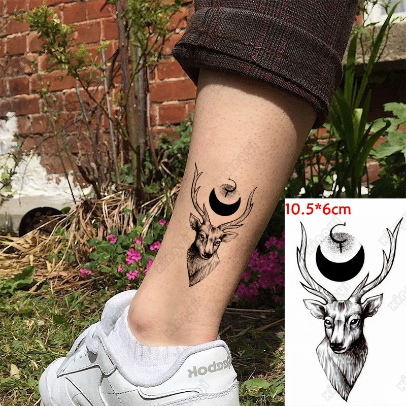Deer Antler Tattoos For Men
