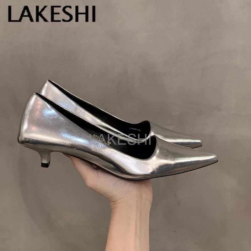 LAKESHI-Sexy-Kitten-Heels-Women-Shoes-Spring-Summer-Pumps-Ladies-Office ...
