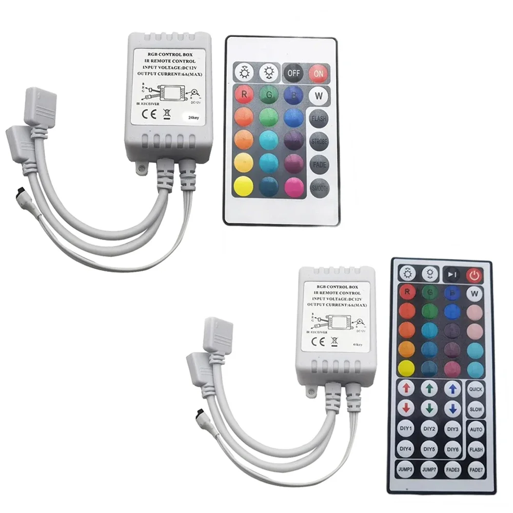 Led-Controller-44-Keys-LED-IR-RGB-Controler-box-1-to-2-Controller-IR ...