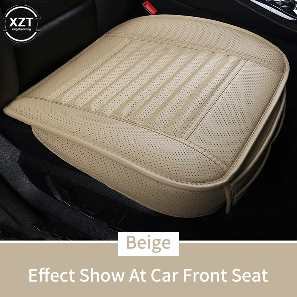 Universal Car Seat Cover Breathable Pu Leather Pad Mat For Auto Chair ...