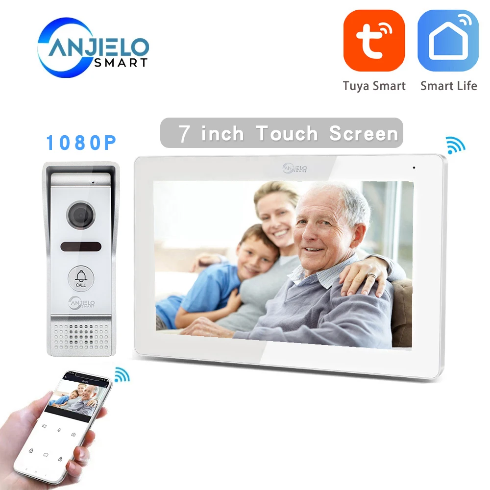 1080P Wifi Video Intercom Monitor Voor Thuis Residencial Card Access ...