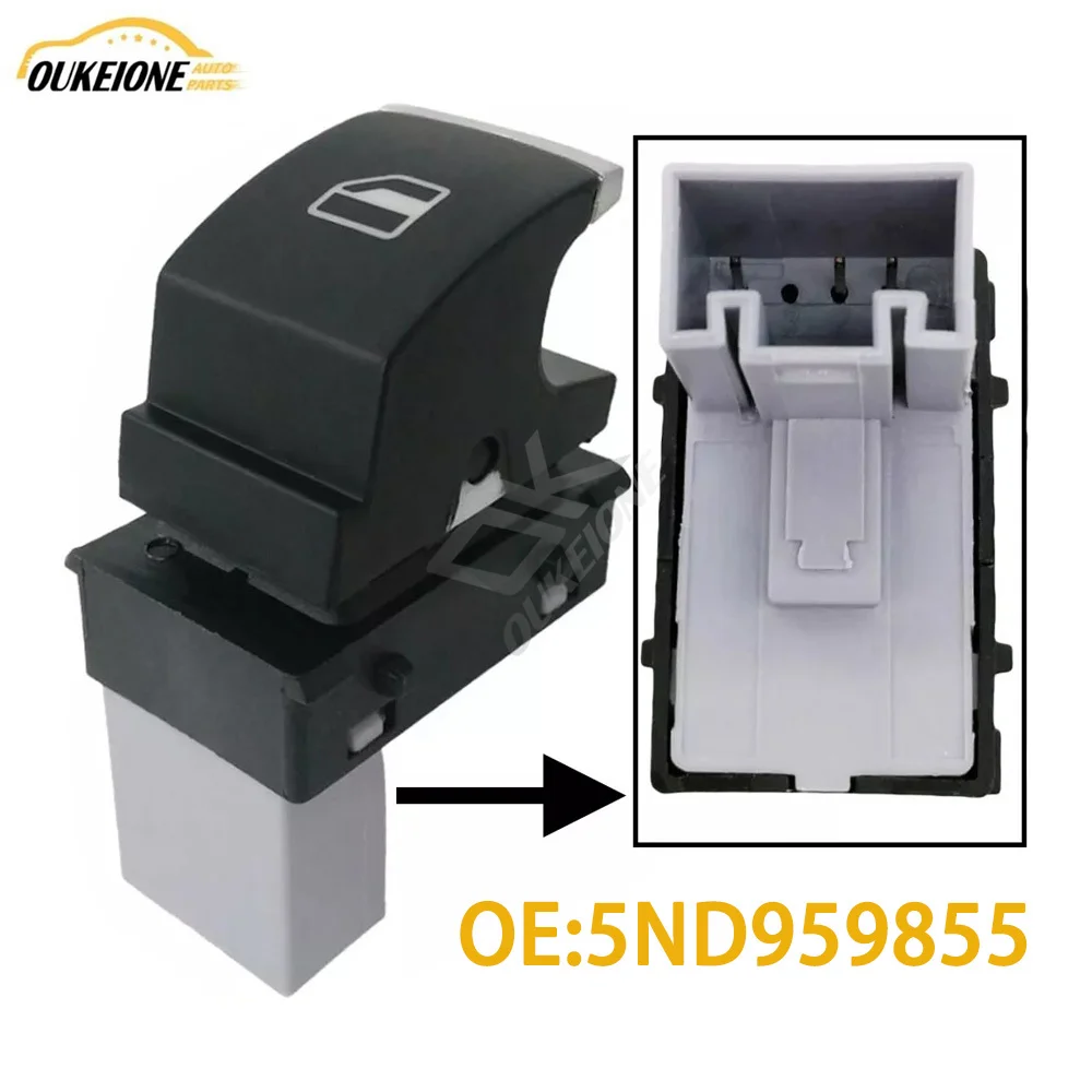 Electric Power Window Control Switch Button for VW Jetta Tiguan Caddy ...