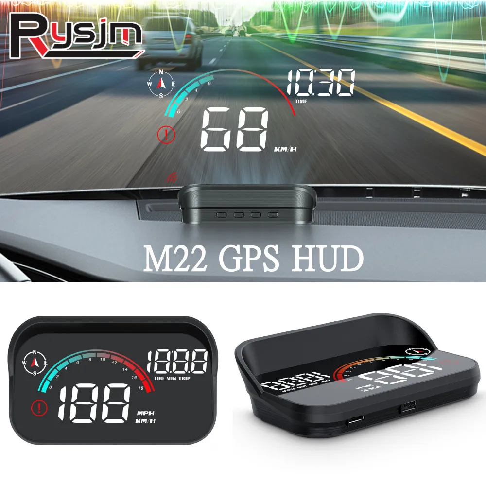 M22-GPS-Head-Up-Display-Auto-Electronics-HUD-Projector-Display-Digital-Car-Speedometer ...