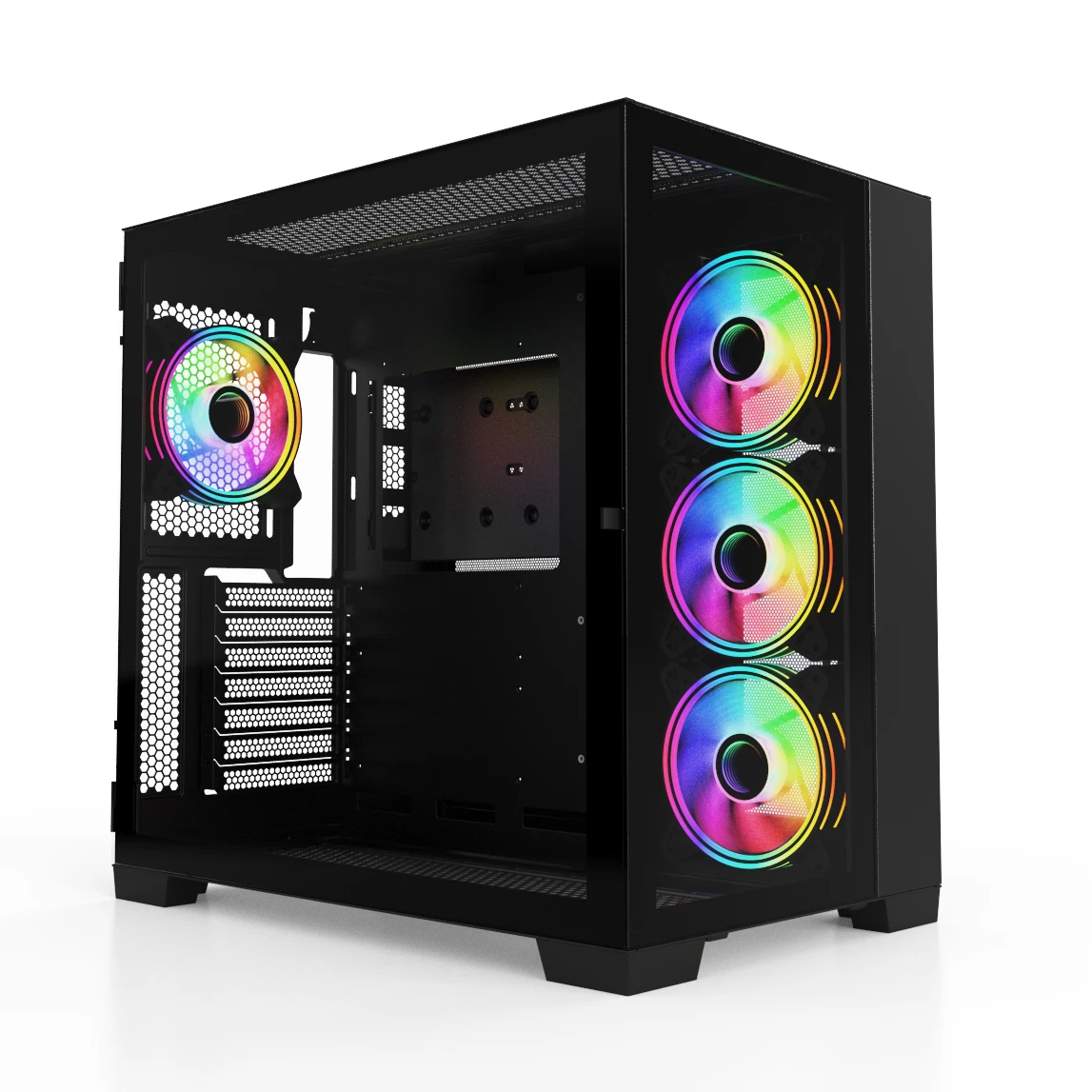 for-SAMA-360mm-Radiator-Glass-Front-PC-Case-Tower-ATX-Micro-ATX-Mini ...