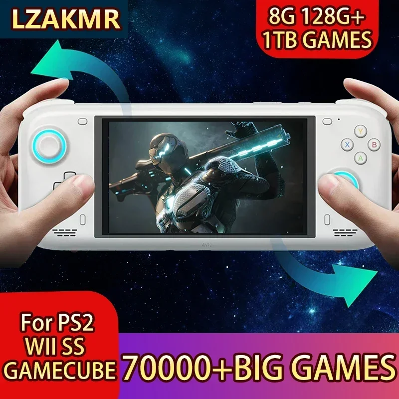 Retro-WiFi-Handheld-Gaming-Console-Loki-Zero-Loki-Zero-Tela-sens-vel-ao ...