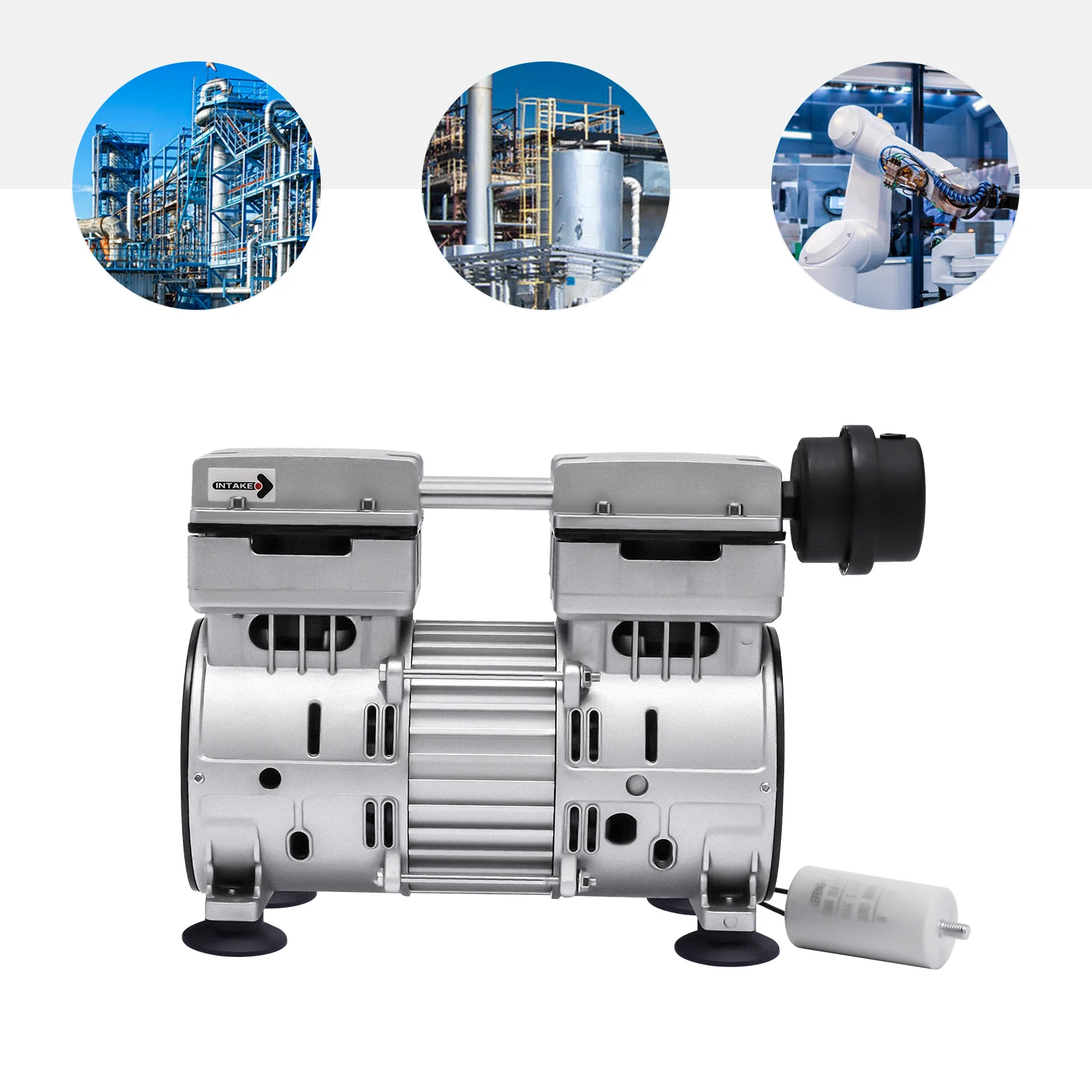 750W Oil Free Vacuum Pump Compressor Pump 220 V 50Hz For Blister Molds ...