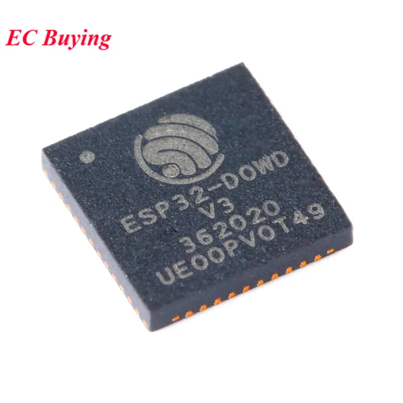 ESP32-D0WD-V3-QFN-48 QFN48 de doble núcleo, WiFi, compatible con Bluetooth, MCU ESP32 ...
