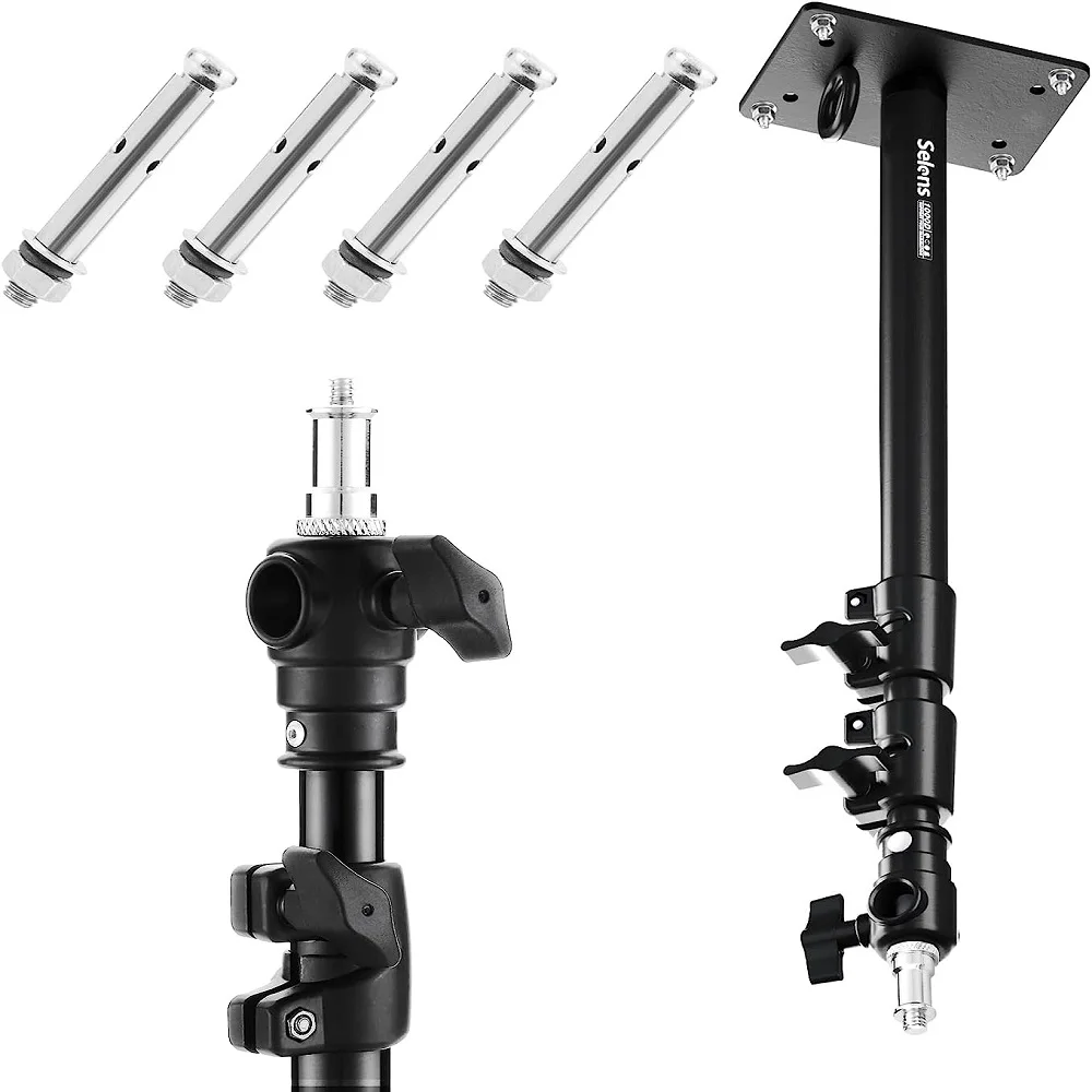 Selens-Photography-Wall-Mount-Boom-Arm-Stand-Wall-Ceiling-Mount-Boom ...