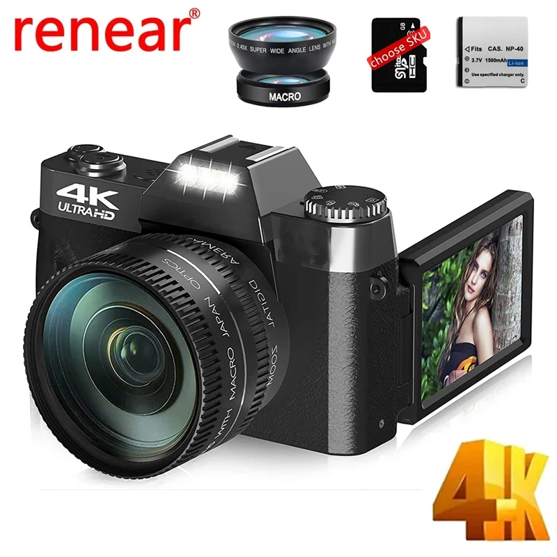 48MP-Digital-Camera-4K-WIFI-Camcorder-Vintage-Vlog-Video-Recorder-For ...