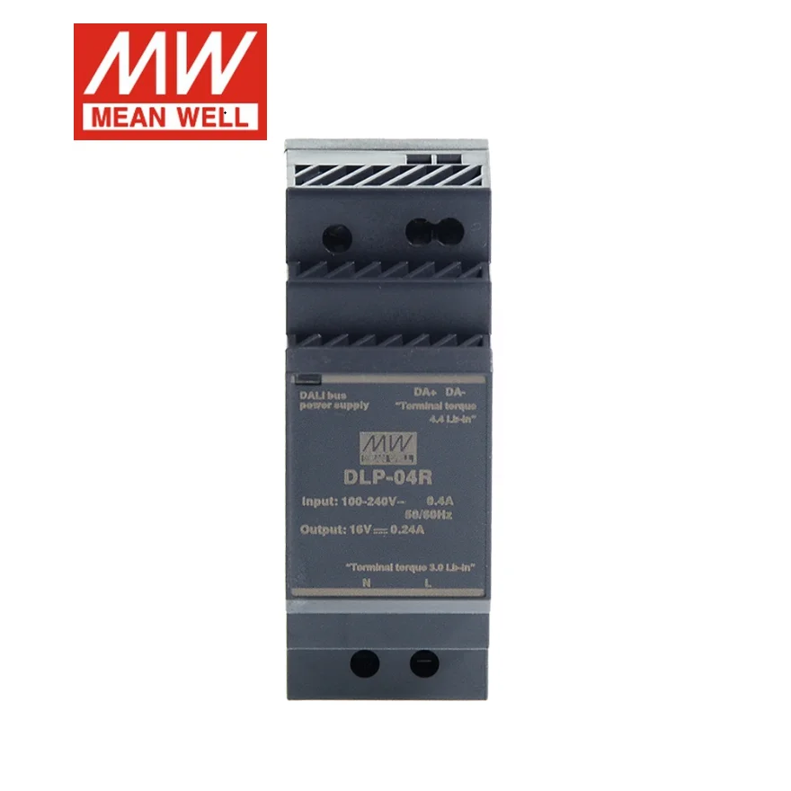 Mean-Well-DLP-04R-DALI-Bus-Power-Supply-AC90-305V-Input-Rail-DIN-DALI ...