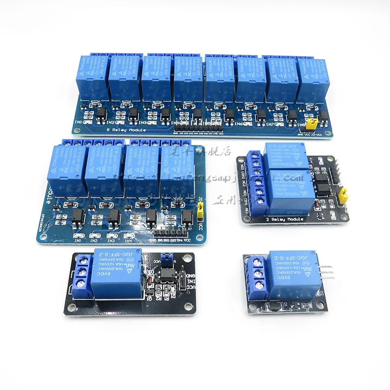 5V one way relay module KY-019 1/2/4/8 way optocoupler relay module with optocoupler isolation ...