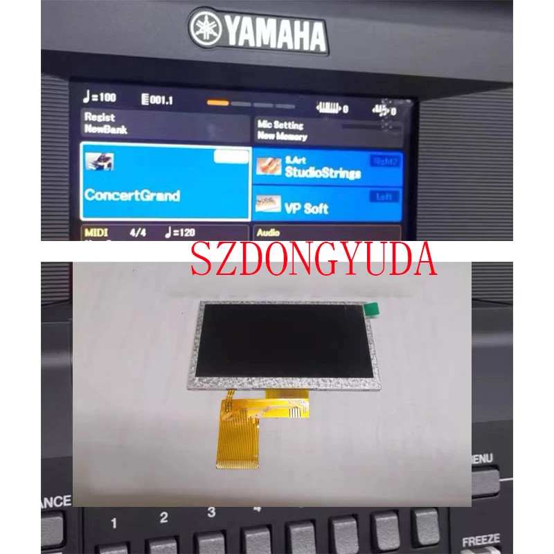 New 4.3 Inch For Yamaha PSR SX600 PSR SX600 LCD Screen Display Panel ...
