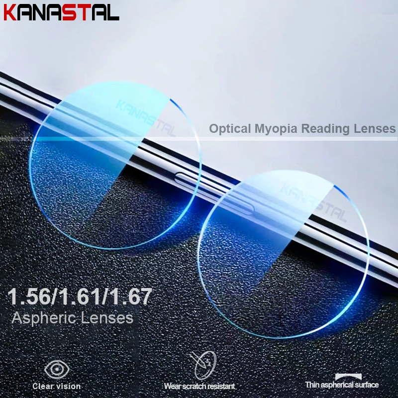 1.56 1.61 1.67 Prescription Custom Lenses Aspheric Glasses Lenses ...