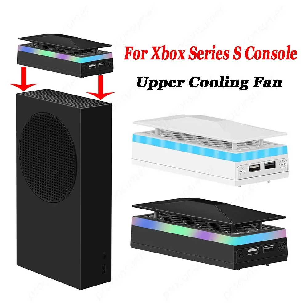 Game Console Cooling Fan Cooler for Xbox Series S Console Accessory Top ...