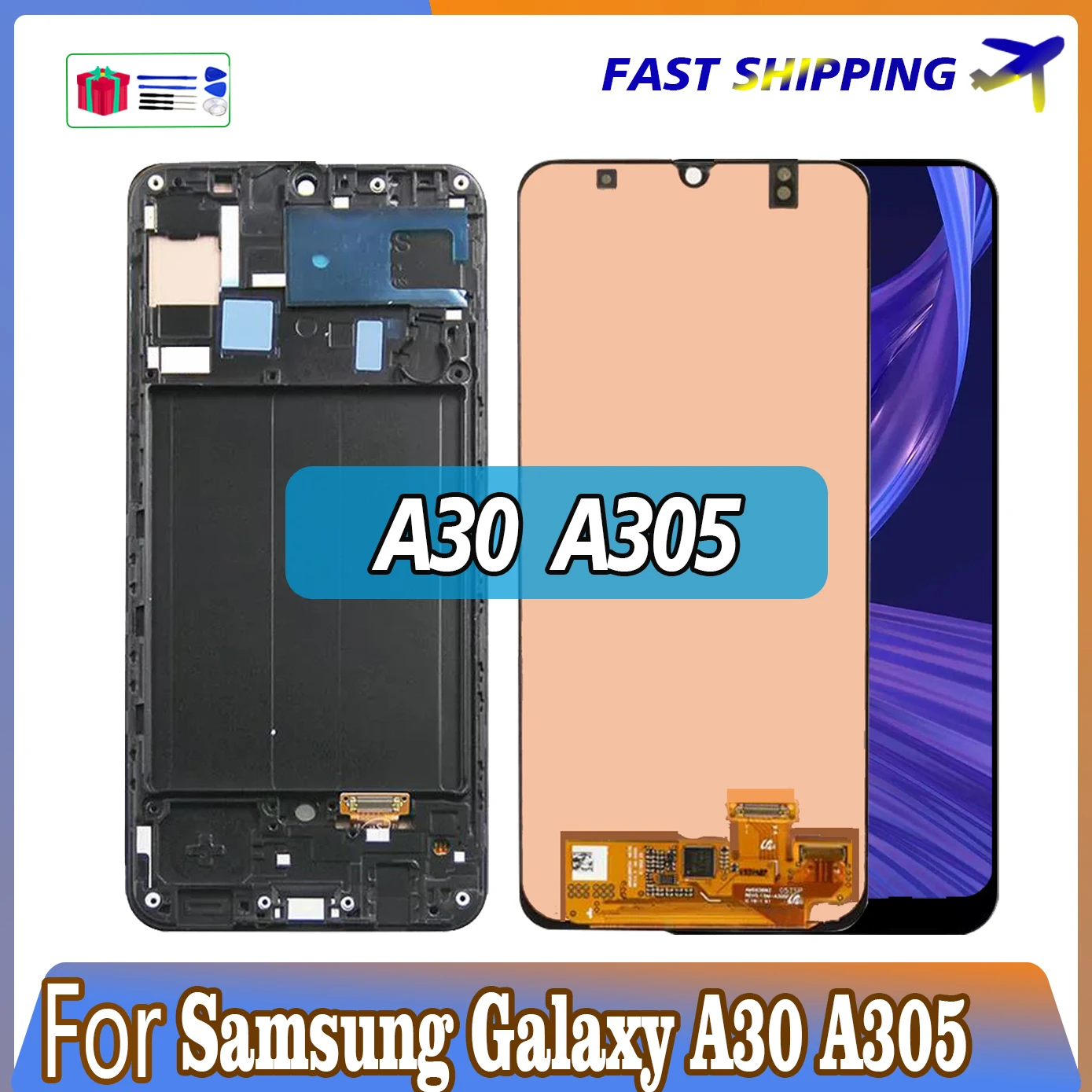 AAA-Quality-For-Samsung-GALAXY-A30-A305-DS-A305FN-LCD-Display-Touch ...