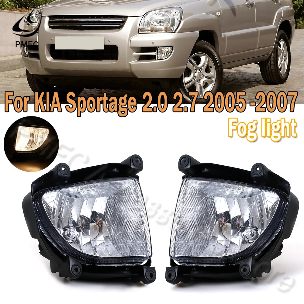 PMFC Front Bumper Fog Light Fog Lamp Assembly Signal Light Lamp For Kia ...