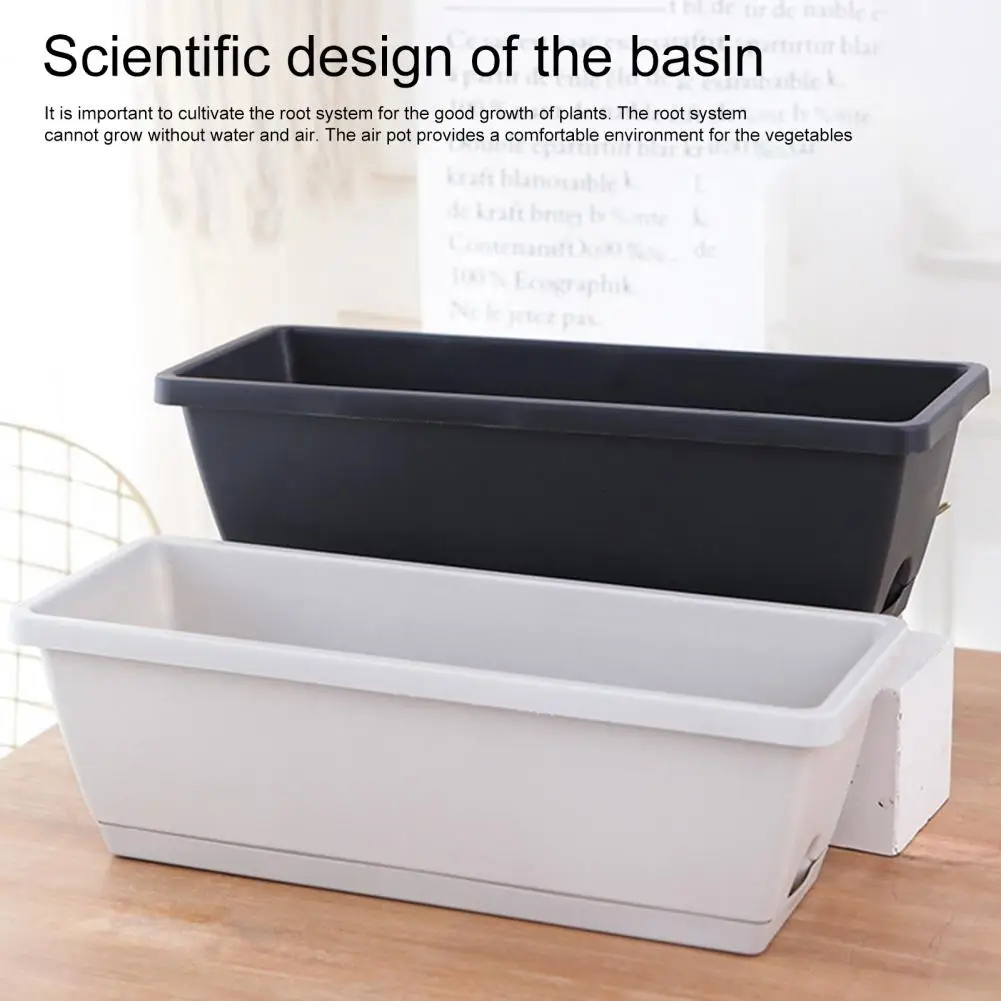 Practical-Rectangular-Planter-Shatterproof-Multipurpose-Plastic ...