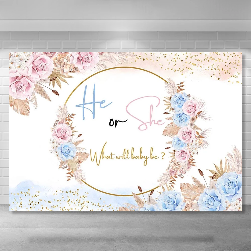 Baby-Gender-Reveal-Backdrops-He-or-She-What-Will-Baby-Be-Party ...