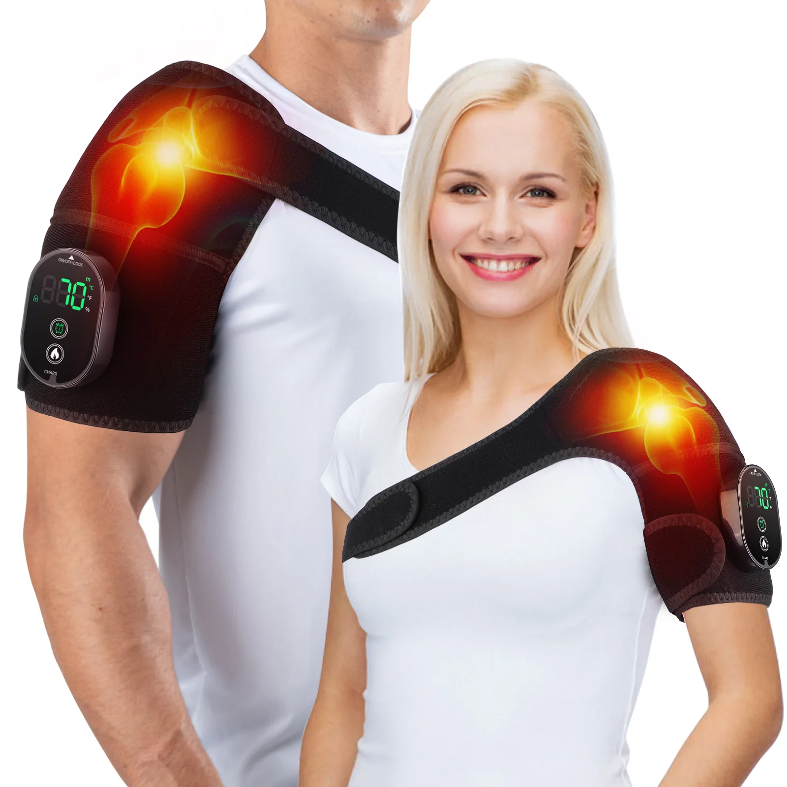 Wireless-Heating-Knee-Brace-Shoulder-Pad-with-Digital-Display ...
