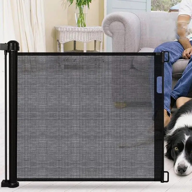 Dog Gate Retractable Mesh: The Ultimate Solution for Wide Doorways and ...