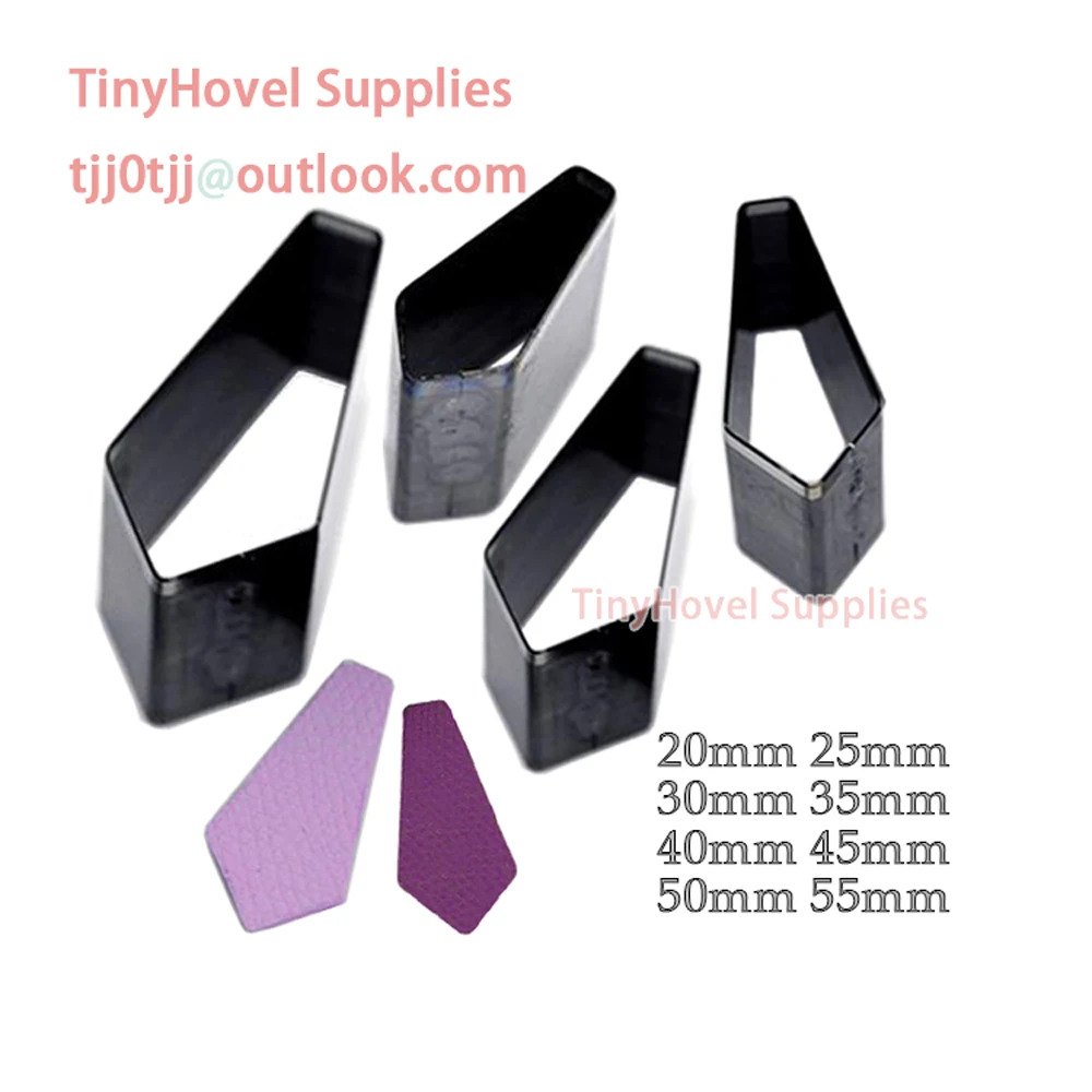 Tie shape Steel Teardrop Punch -Cutter for Leather Crafts, Leaf Eye ...
