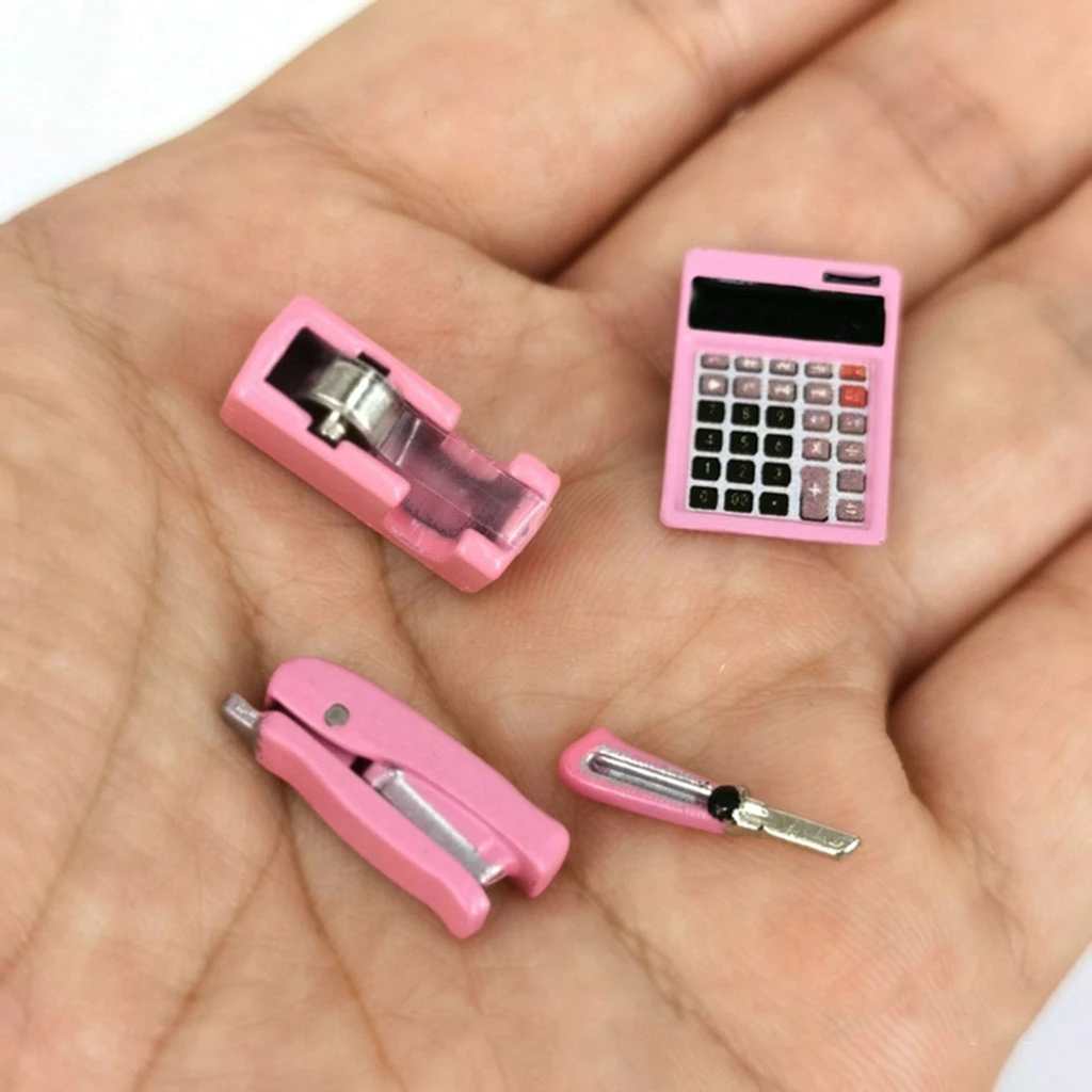 1/12 Dollhouse Miniature Stationery Supplies Mini Simulation Tape ...