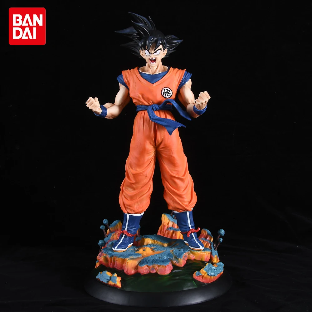 36CM-Anime-Dragon-Ball-Z-Son-Goku-Figure-with-Base-PVC-Action-Figures ...