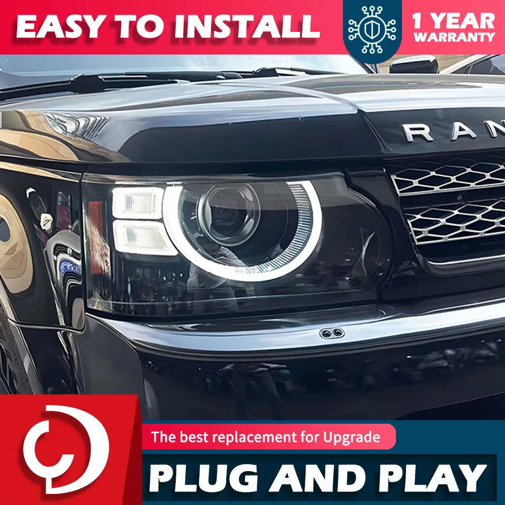 2PCS-AKD-Car-Styling-Head-Lamp-for-Land-Rover-Headlights-2005-2013-LED ...