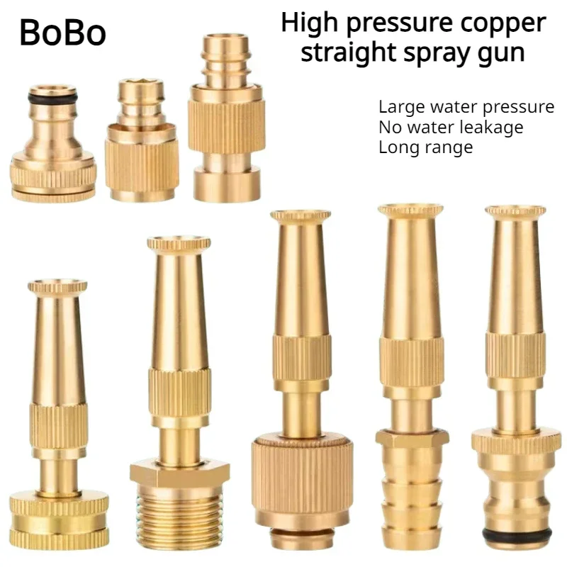 Spray Nozzle Water Gun High Pressure Direct Spray Sprinkler Quick ...