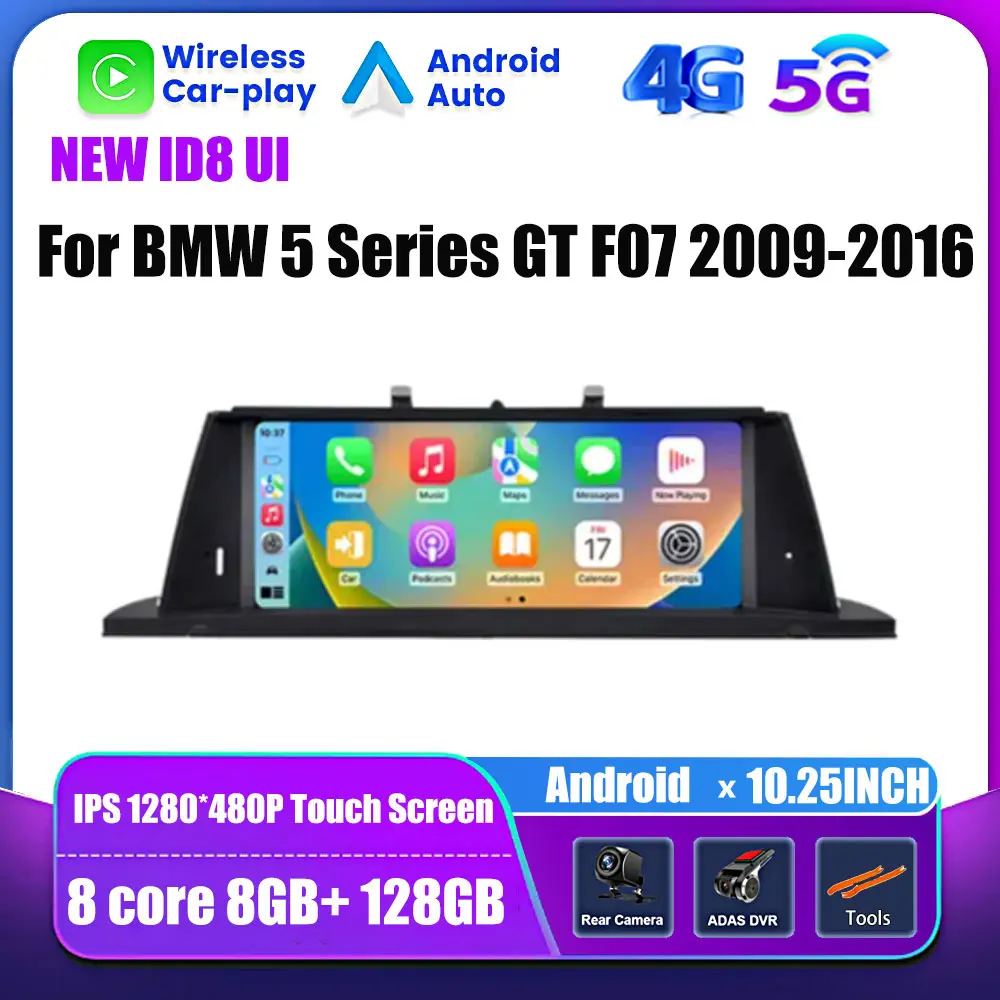 10-25-Android-For-BMW-5-Series-GT-F07-CIC-NBT-System-CarPlay-Wireless ...
