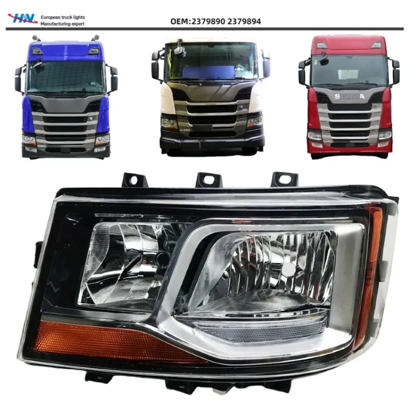 Heavy truck headlamps Suitable for: Scania L,P, G,R,S Series (2016 ...