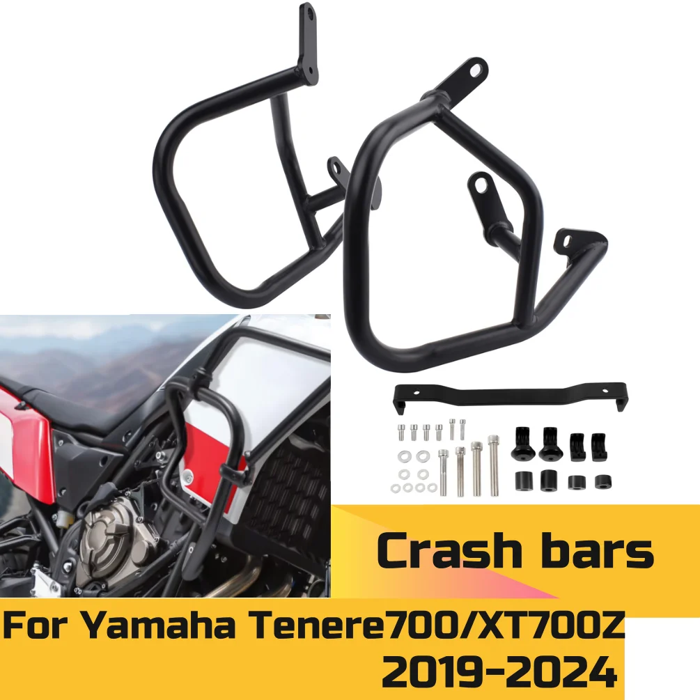 Tenere 700 Highway Bumper Engine Guard Crash Bars Lower Protector For ...