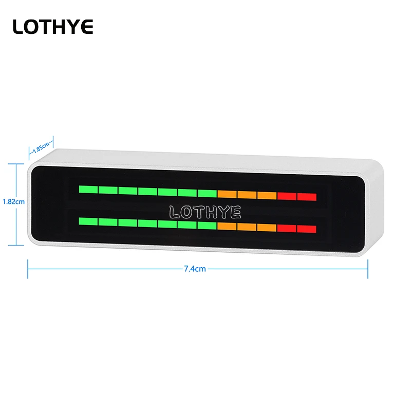 Mini LED Light 12 segmentowa muzyka Stereo spektrum samochodowy sprzęt ...