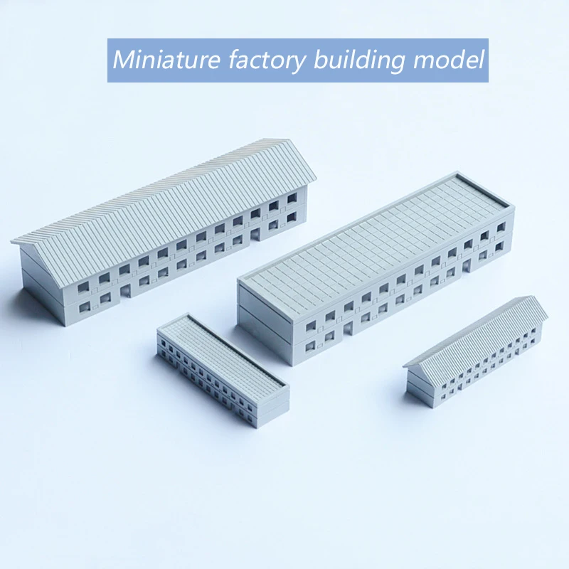 Scale1-300-1-500-Miniature-Factory-Building-Model-ABS-Plastic ...