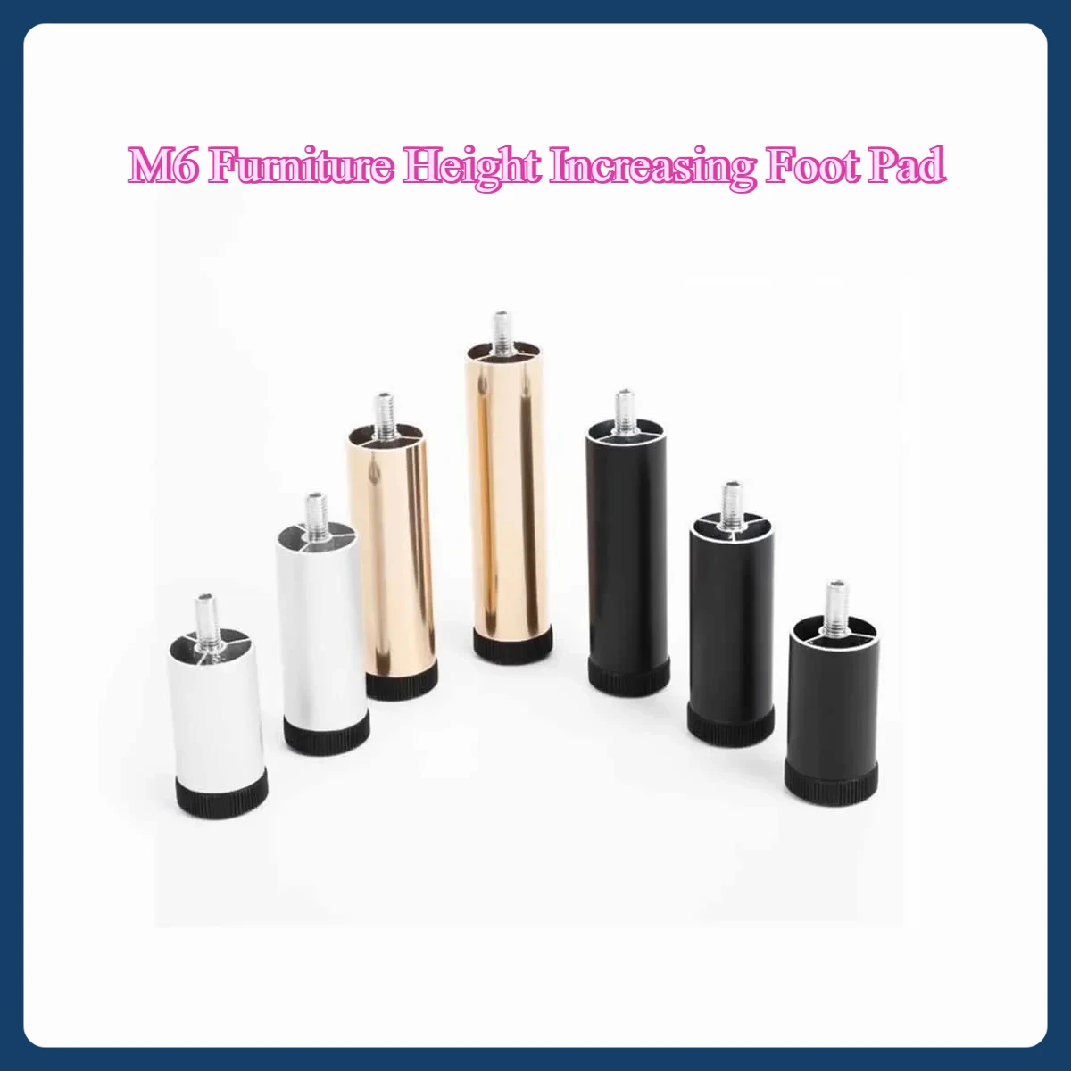 M6 Furniture Height Increasing Foot Pads Washing Machines Refrigerators ...