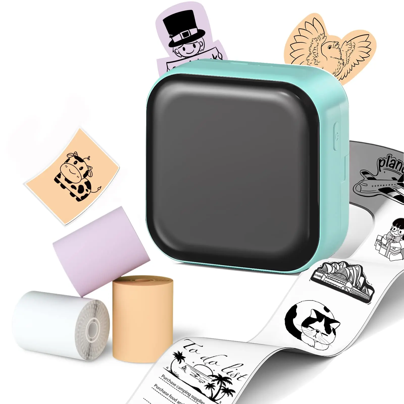 Phomemo-Mini-Pocket-Printer-M02X-Photo-Printer-203dpi-Thermal-Label ...