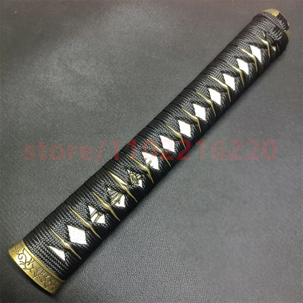 Very Beautiful Two Tone 26cm Tsuka Handle Tsuka Fuchi Kashira Menuki ...