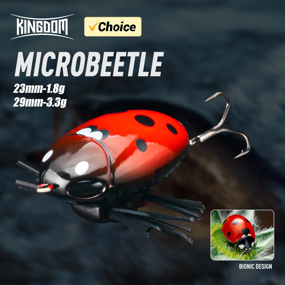 Kingdom Insect Fishing Bait 23mm 1.8g 29mm 3.3g Floating Hard Wobblers ...