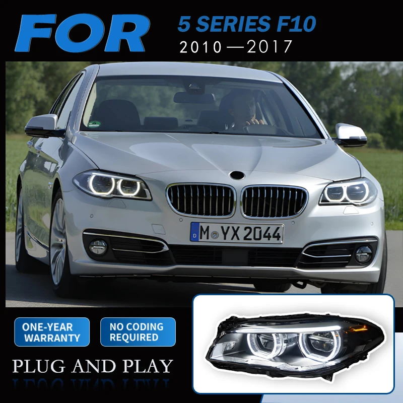 Headlight-For-BMW-5-Series-F10-F18-LED-Headlights-2010-2017-Head-Lamp ...
