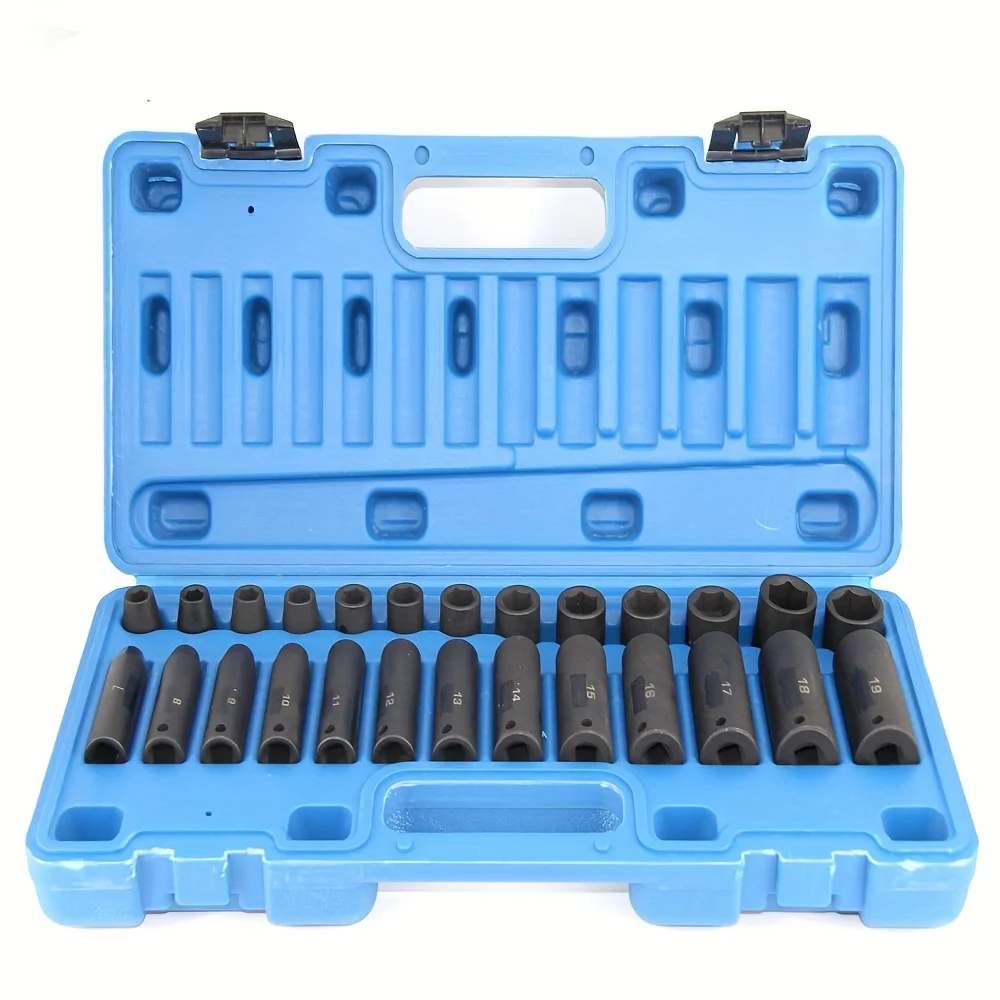 26-Pcs-Impact-Socket-Set-3-8-Inch-CRV-Steel-Deep-and-Standard-Socket-6 ...
