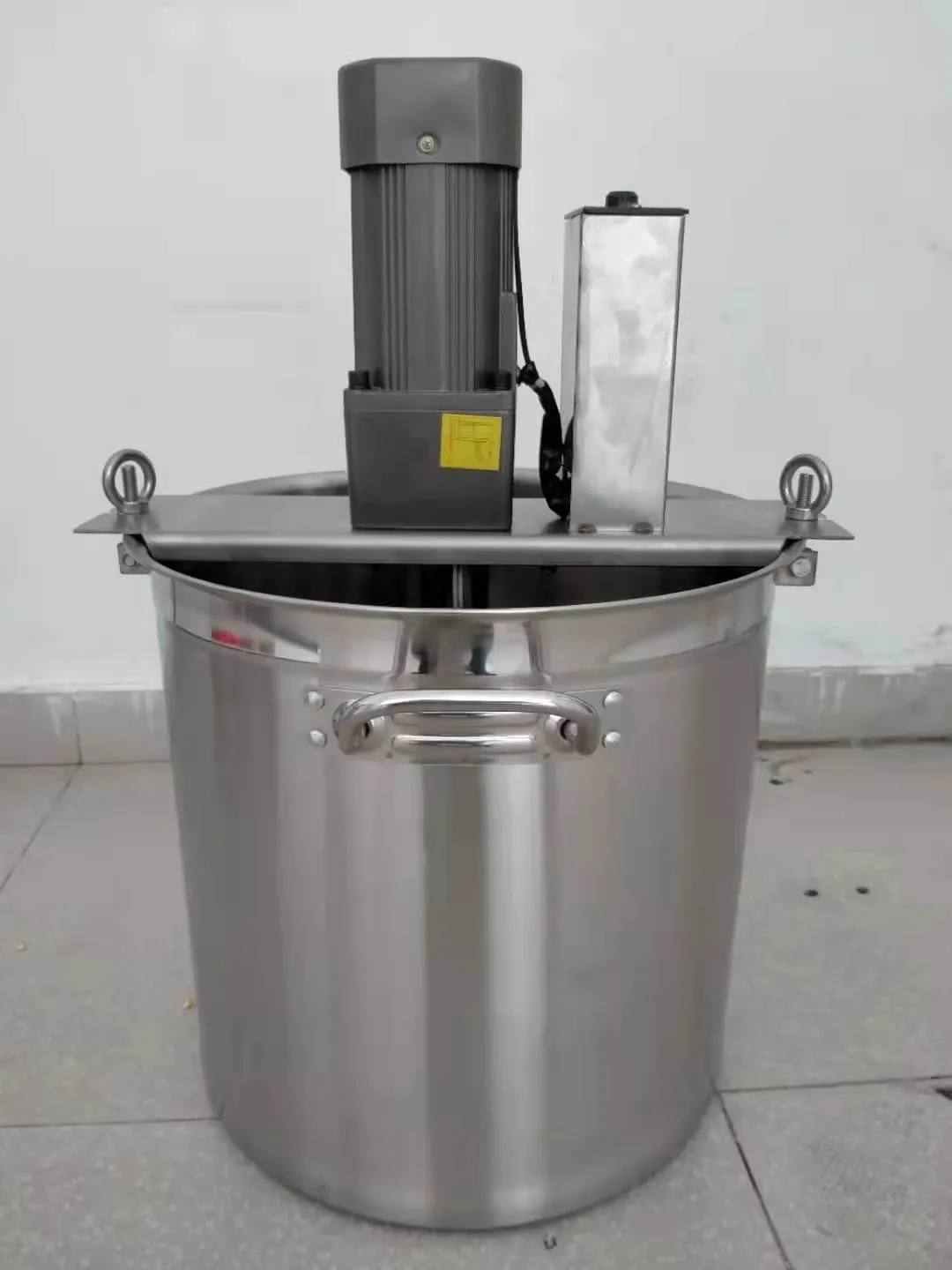 5-10KG Small Automatic Hot Pot Bottom Frying Machine Bean Paste Pepper ...