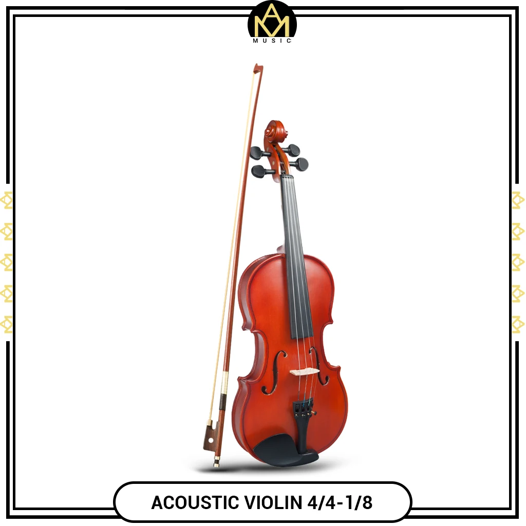 Kit de iniciación de violín acústico con estuche de transporte ligero ...