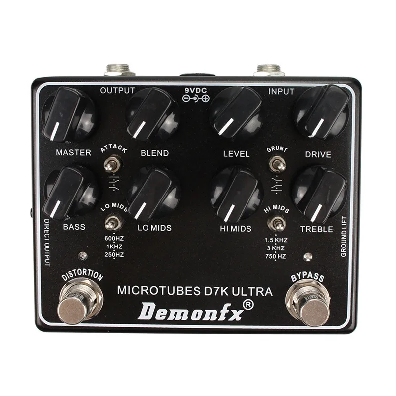 Demonfx-Guitarra-Baixo-efeito-Pedal-Overdrive-Preamp-com-True-Bypass ...