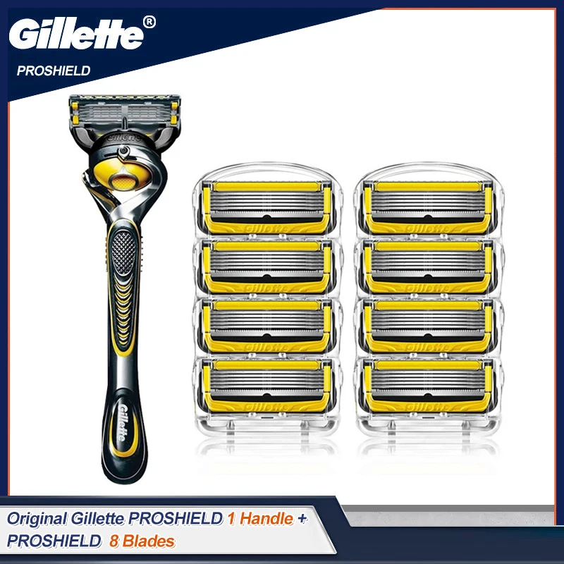 Gillette-Fusion-PROSHIELD-Razor-Blades-Brand-Shaving-Machine-Washable ...